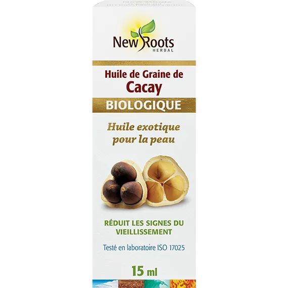 Huile végétale de graine de Cacay 15ml – Panier Santé Drummondville