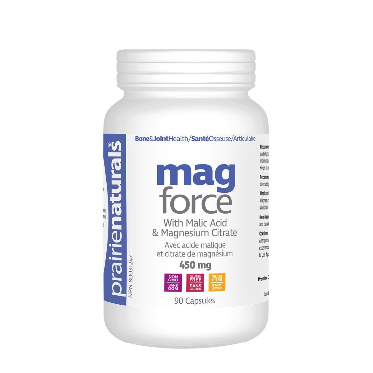 Mag Force 450mg 90 capsules – Panier Santé Drummondville