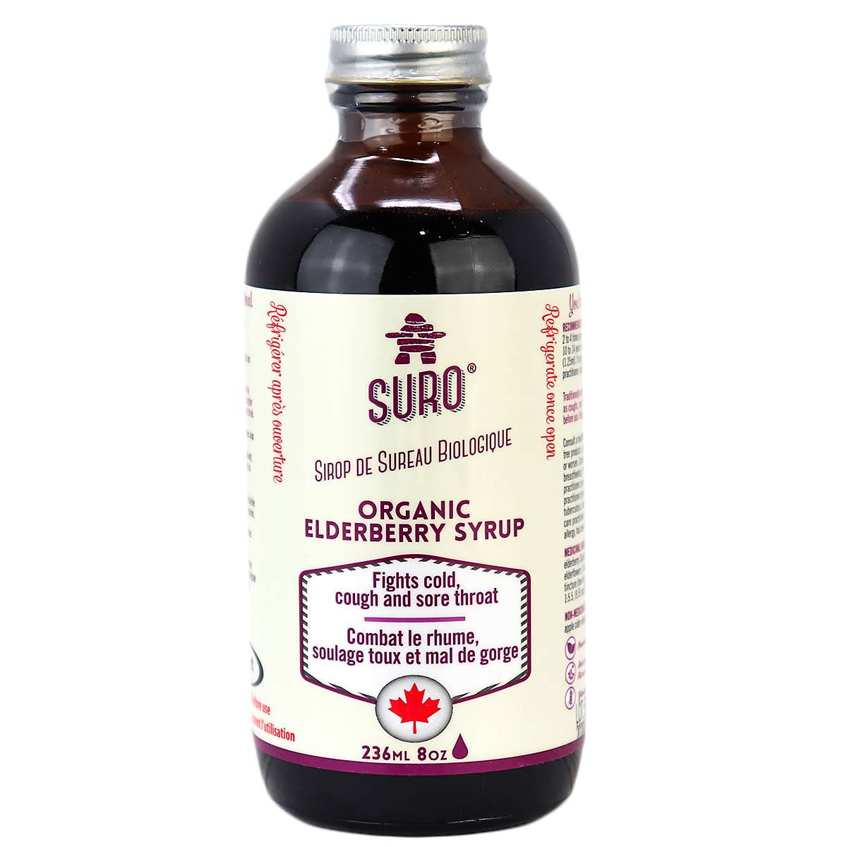 Sirop de sureau SURO 236ml – Panier Santé Drummondville
