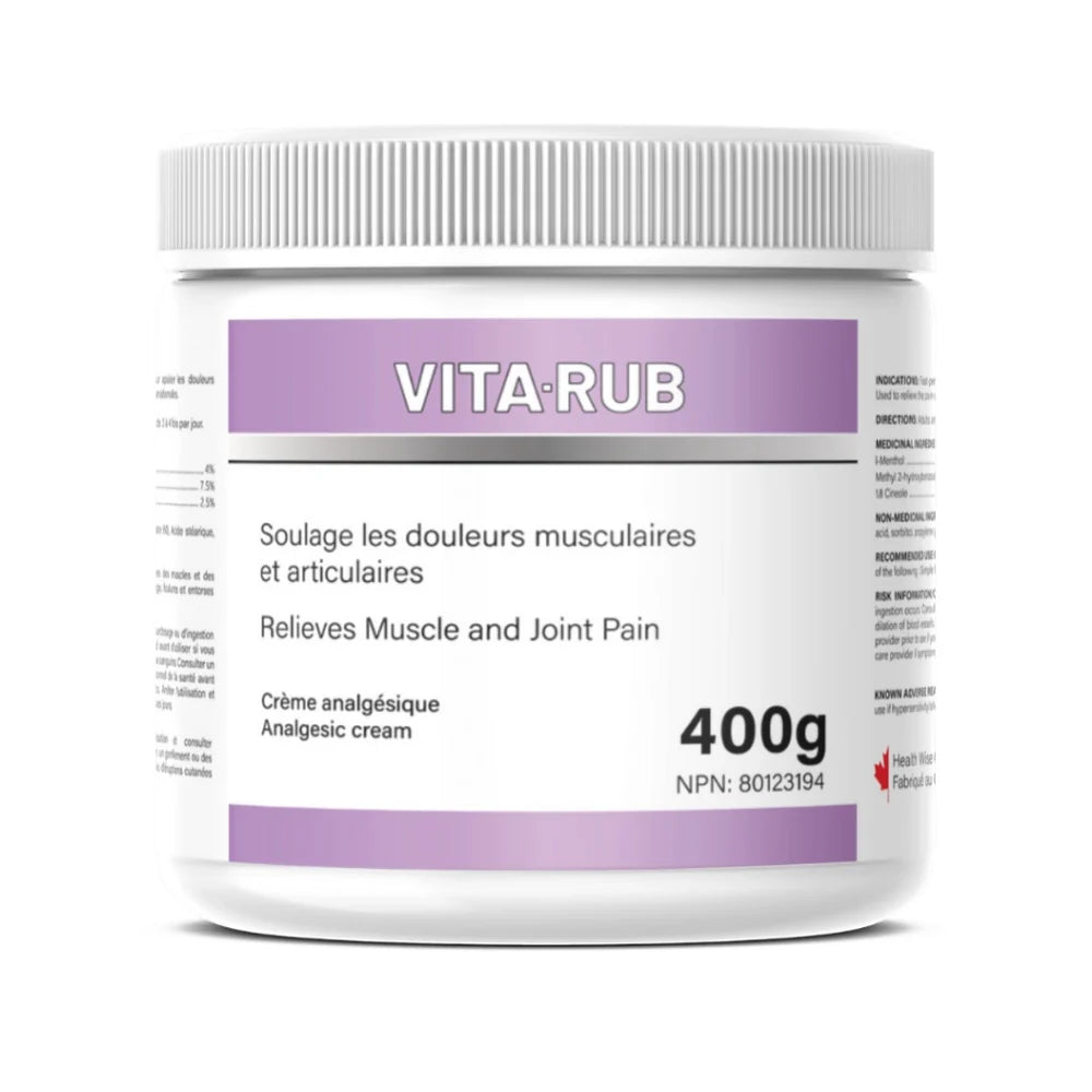Vitarub 400g – Panier Santé Drummondville