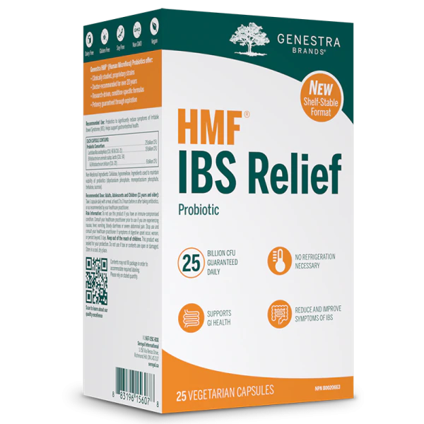 HMF Soulagement du SCI 25 capsules – Panier Santé Drummondville