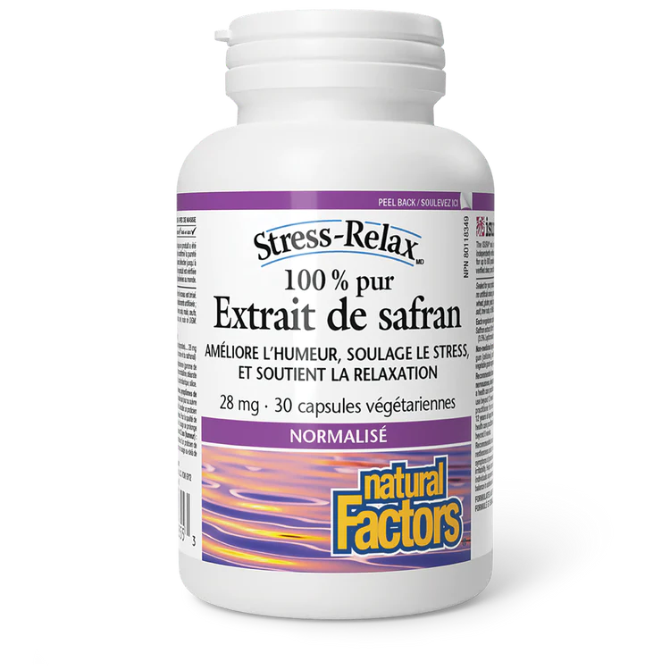 Extrait de safran 28mg 30 capsules – Panier Santé Drummondville